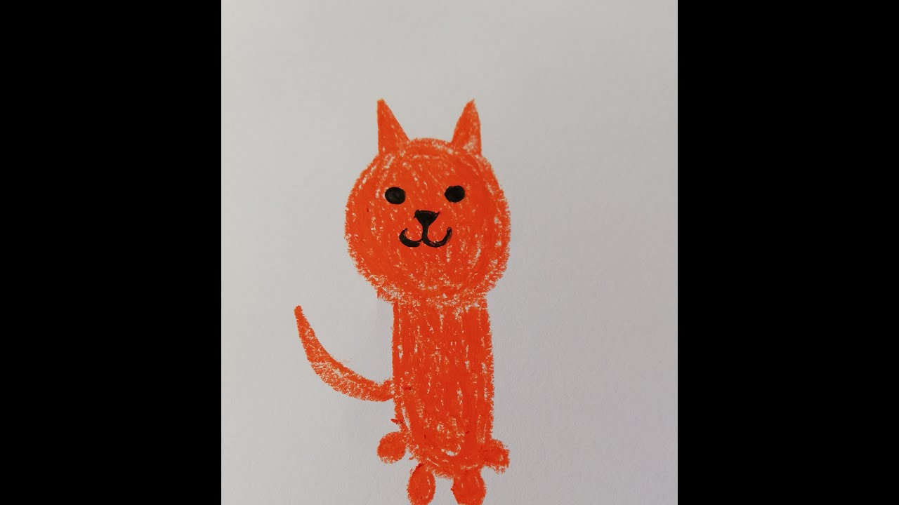 how to paint cat easy painting - YouTube