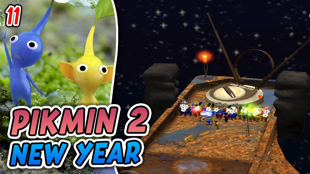 SATÉLITE KOPPAI | PIKMIN 2 NEW YEAR #11 | Gameplay Español - YouTube