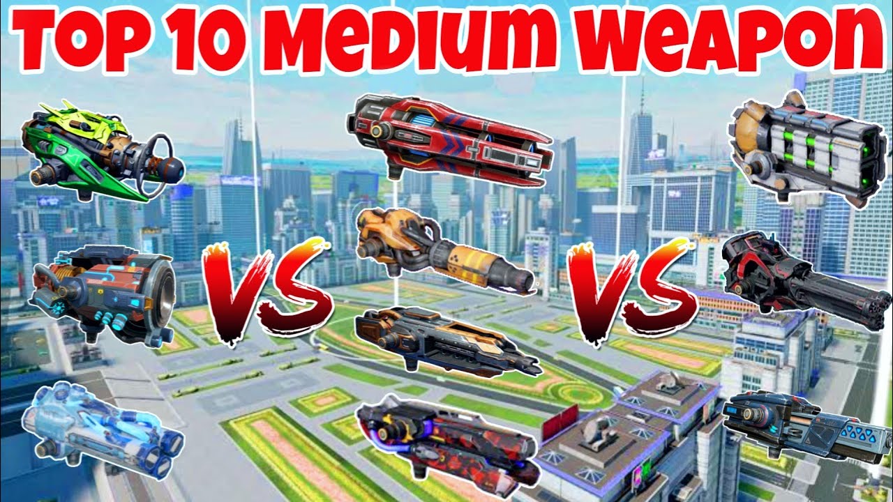 WR🔥 Top 10 Medium Weapon Comparisons |WAR ROBOTS| - YouTube