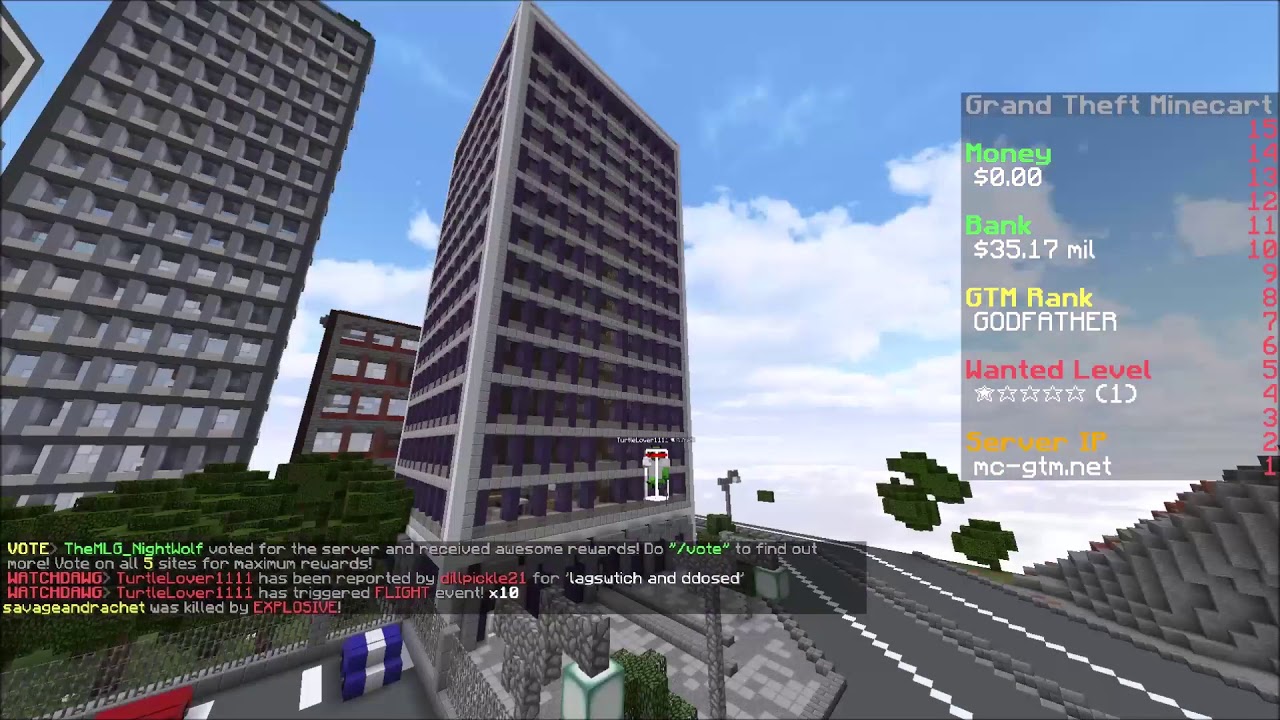 Minecraft | GTM | Hacker TurtleLover1111 | Fly - YouTube