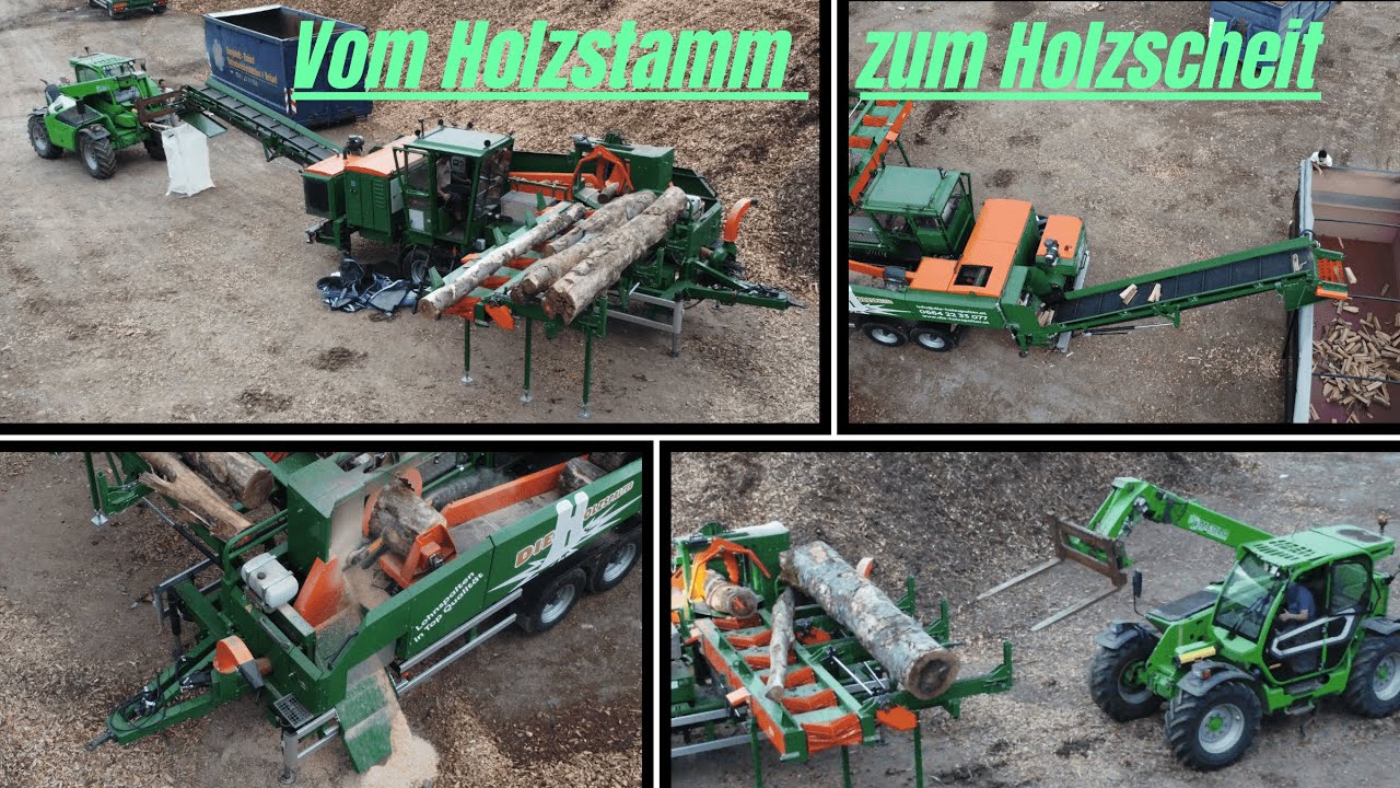 Vom Holzstamm zum Holzscheit mit "Die Holzspalter" | Kärnten🇦🇹 ...