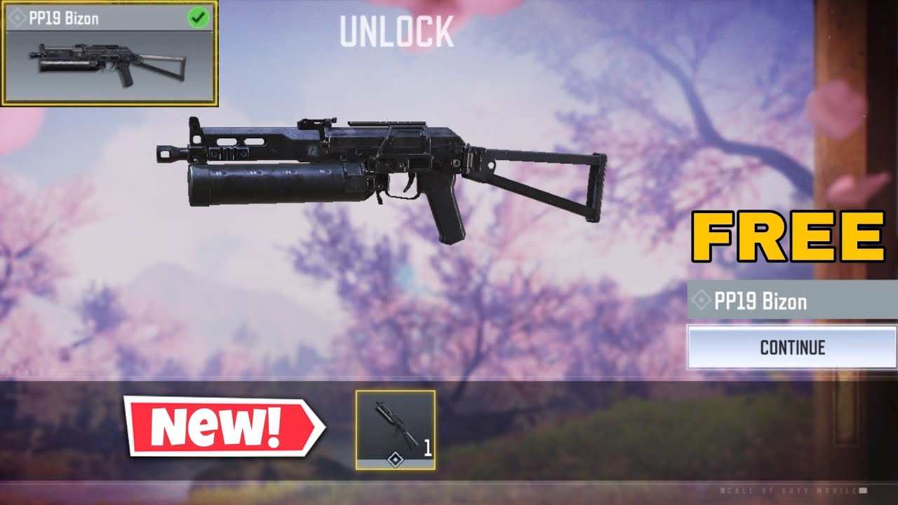 How to Unlock Free PP19 Bizon in COD Mobile | PP19 Bizon GAMEPLAY in ...