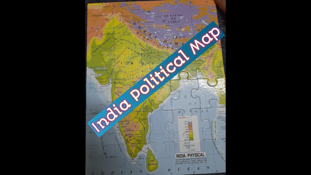 Learn India Political Map with Jigsaw Puzzle | Solve India Map | Bharat ...