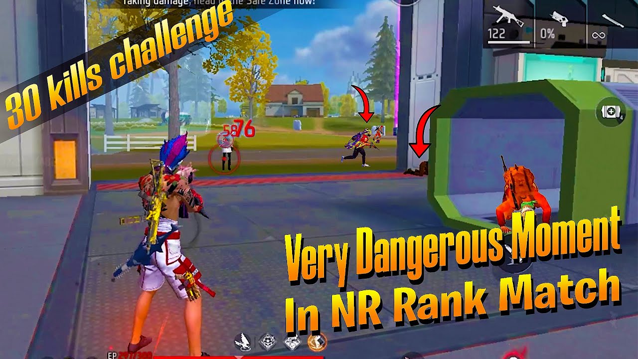 30 kill challenge in rank match | free fire | garena free fire - YouTube