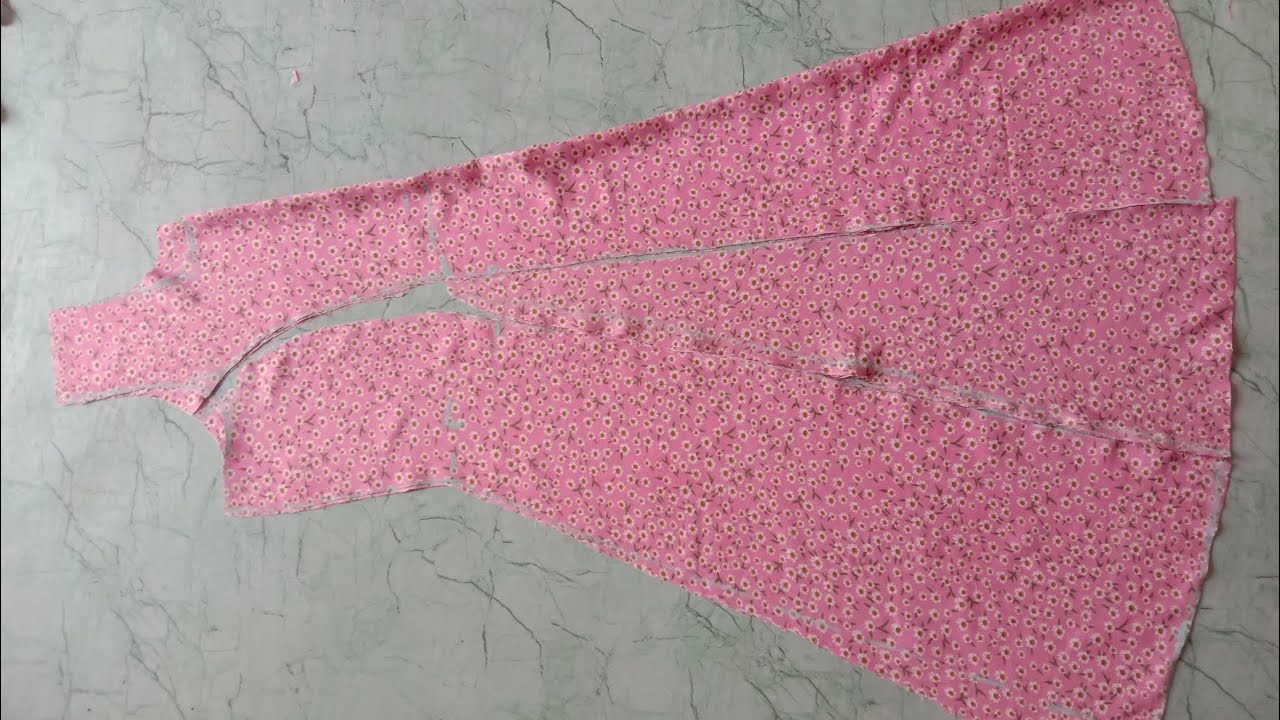 princess cut dress|| Aline dress cutting and stitching|| kali wala ...