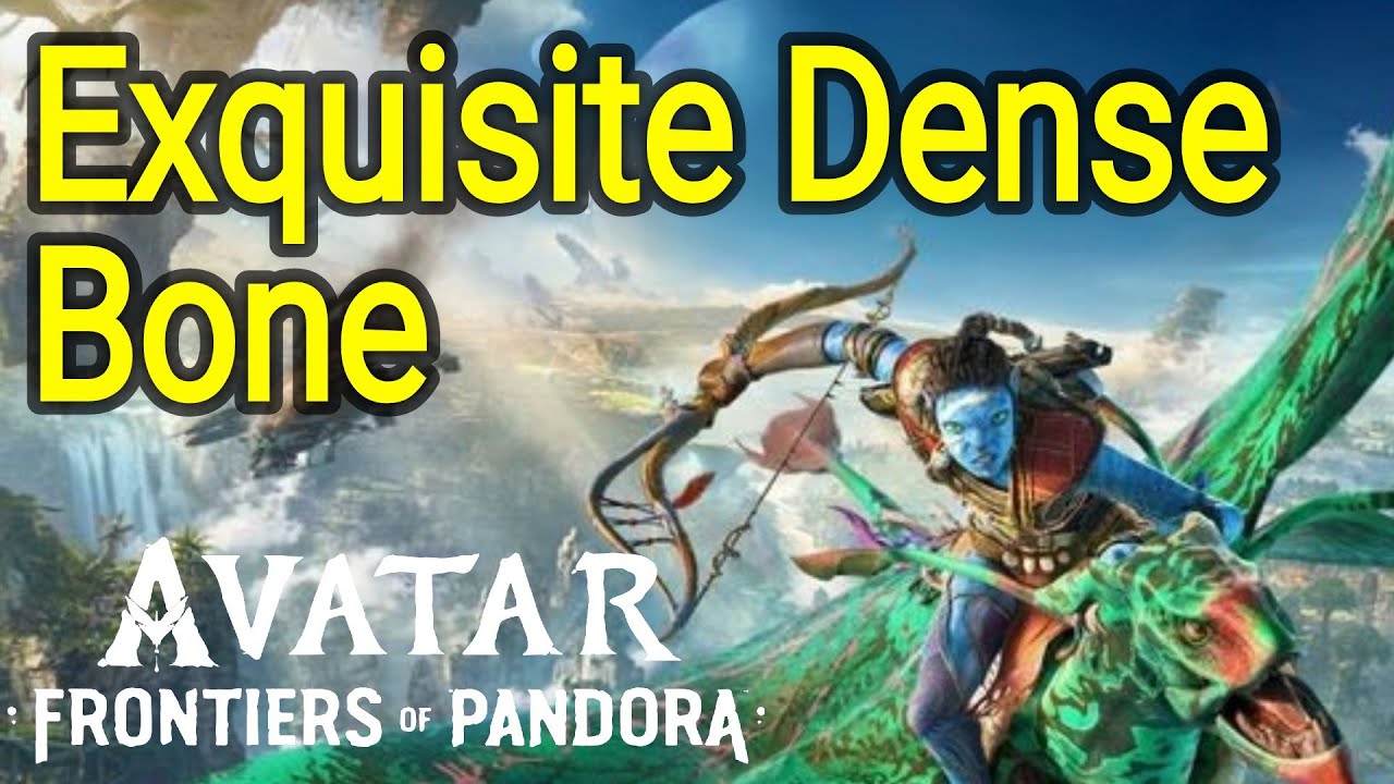 Exquisite Dense Bone Location Avatar Frontiers of Pandora - YouTube