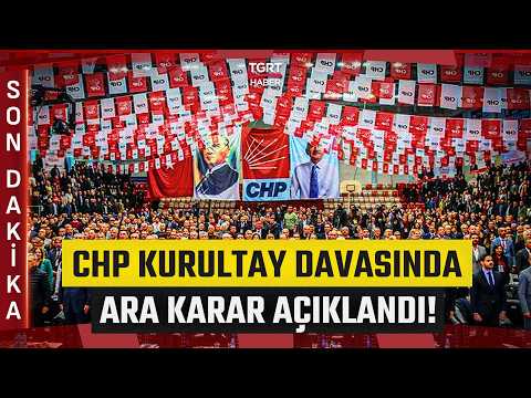 #SONDAKİKA | CHP'nin Kurultay Davasında Ara Karar! 16 Eylül'e Ertelendi - TGRT Haber