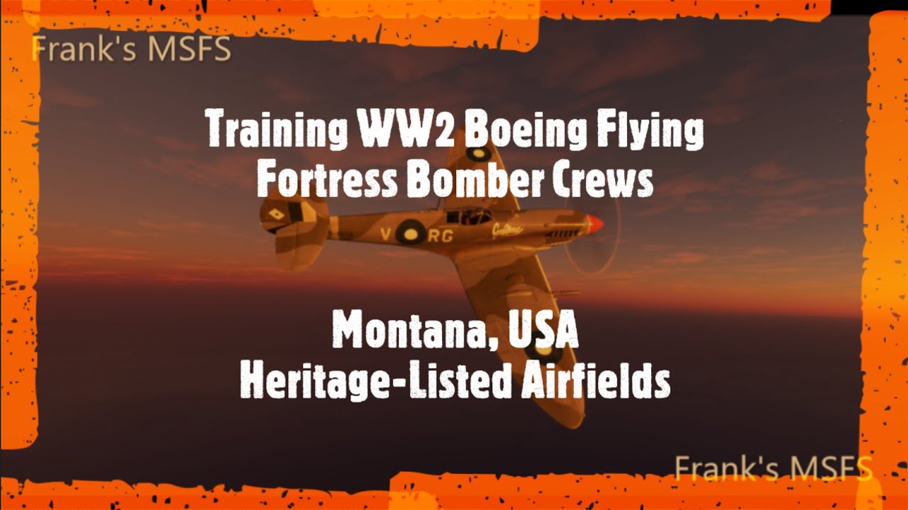 USA Heritage Airfields - Training WW2 Boeing B-17 Flying Fortress ...