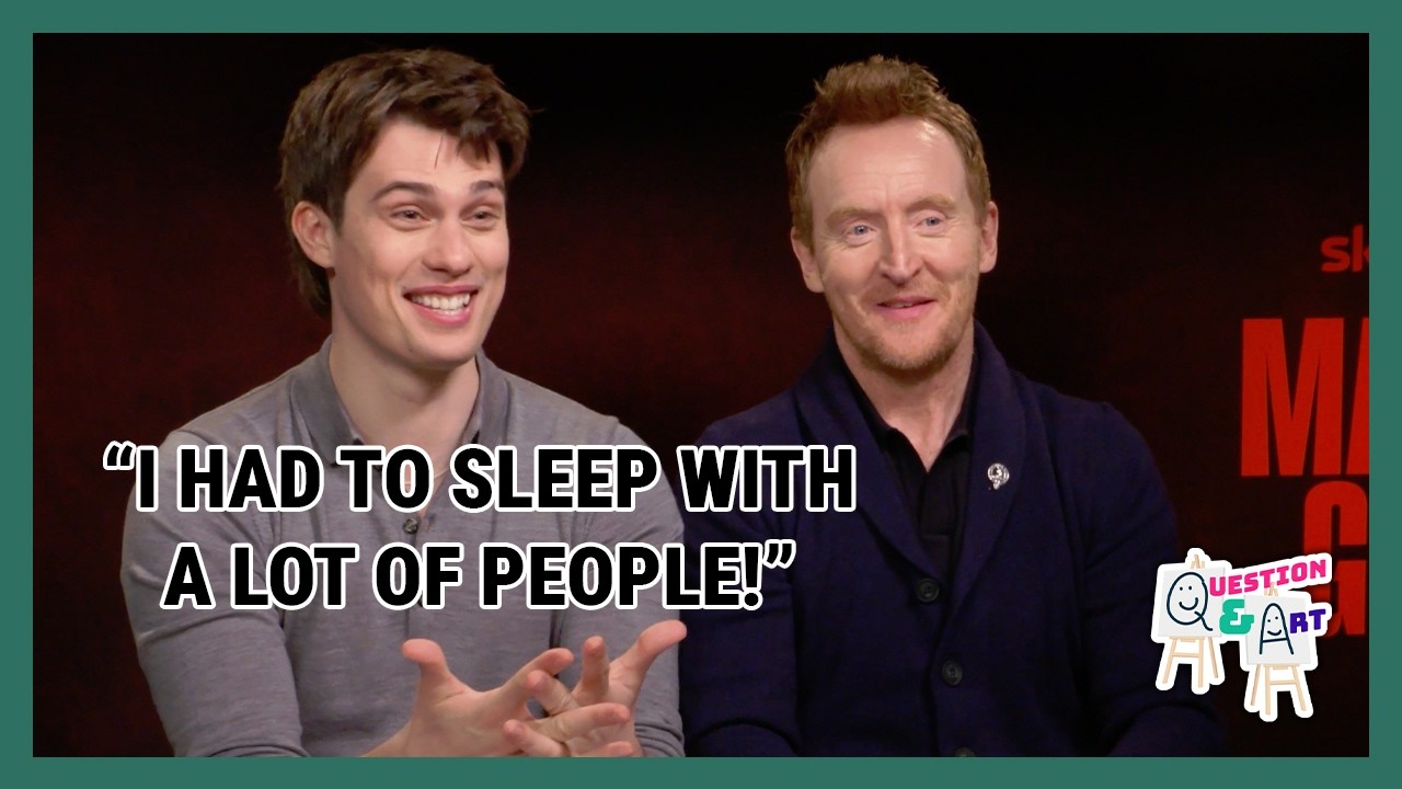 Nicholas Galitzine and Tony Curran Draw Each Other | Question & Art ...
