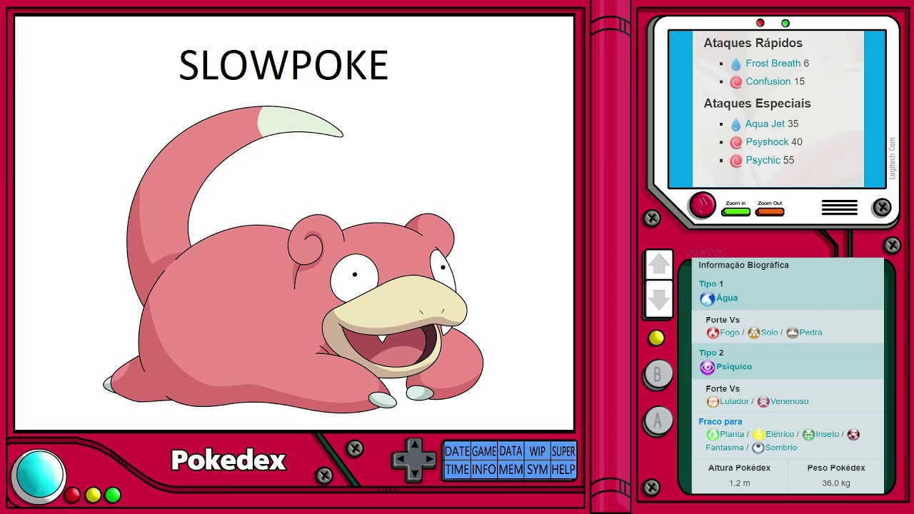 POKEDEX 79# SLOWPOKE - YouTube
