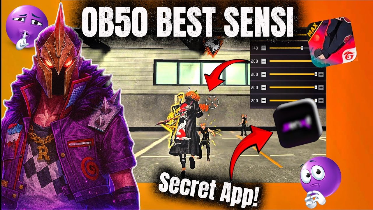 Free Fire OB50 Sensitivity | Free Fire Best Sensi App | Free Fire Best ...