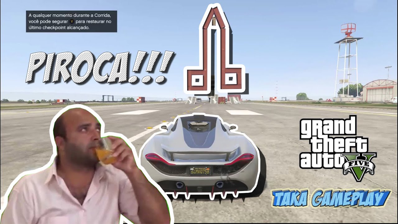 GTA V ONLINE- SALTANDO NA PIROCA( ͡° ͜ʖ ͡°) !!!!!!!!! - YouTube