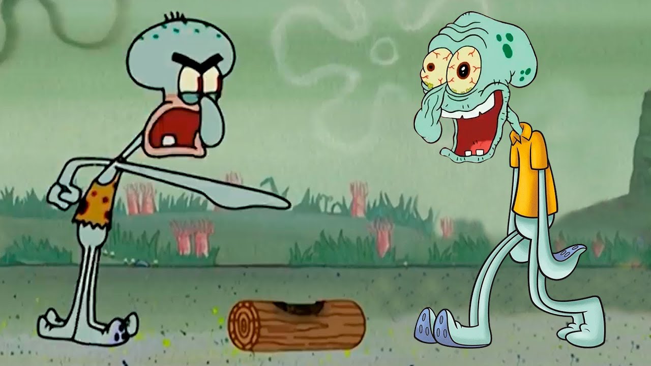 SpongeBob created a Crazy Squidward - YouTube