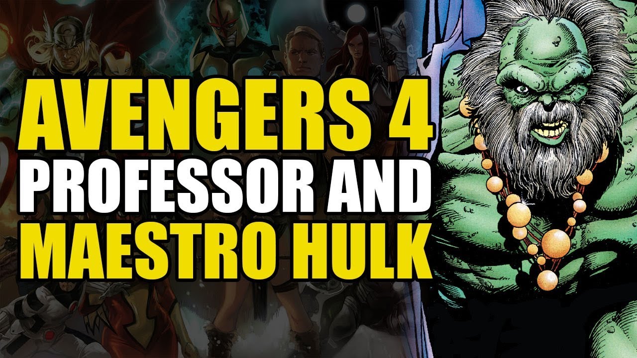 Avengers 4: Maestro Hulk & Professor Hulk - YouTube