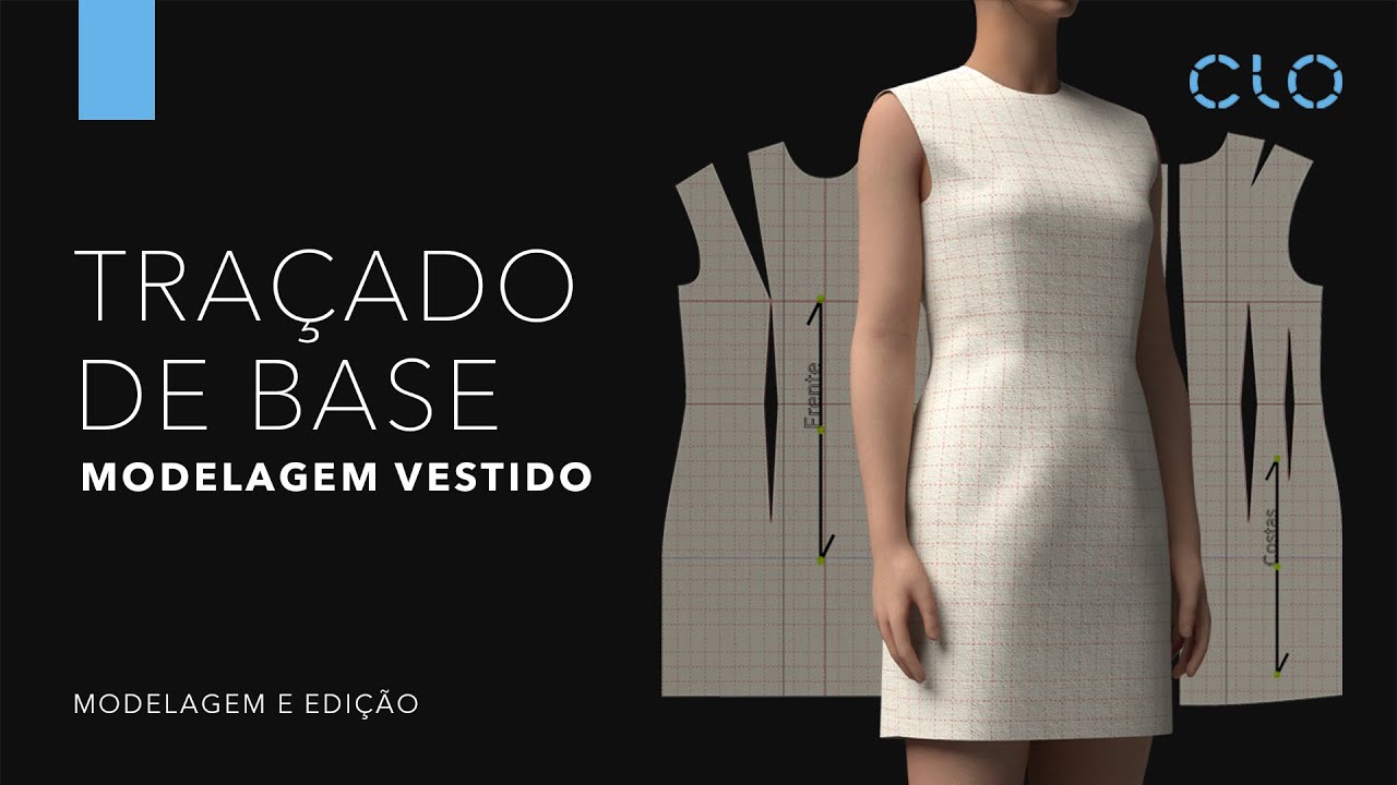 Tutorial CLO 3D: Como fazer uma modelagem de vestido do zero no CLO ...