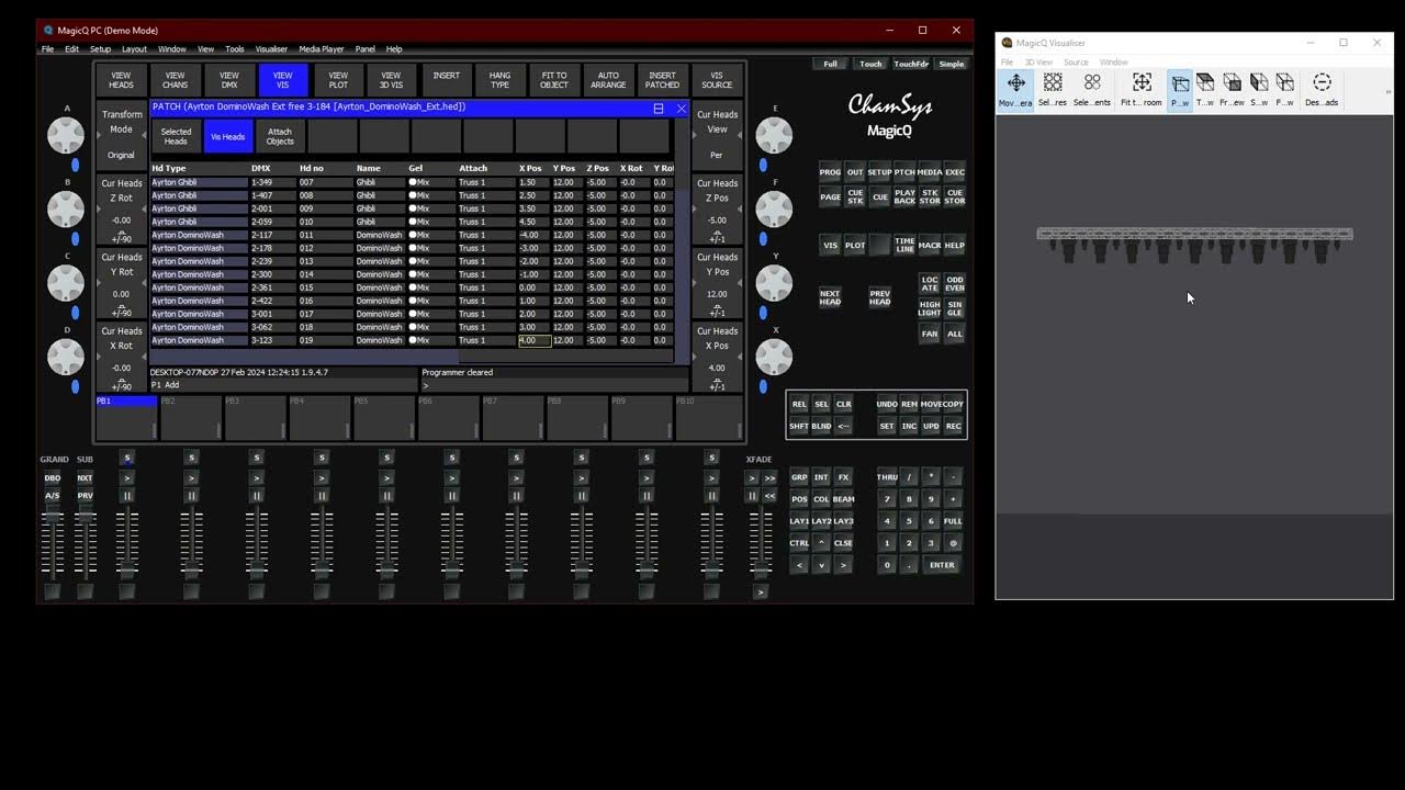 Chamsys MagicQ - Tutorial Visualizador - Español - YouTube