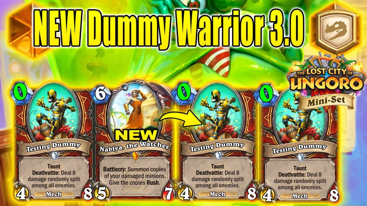 Dummy Warrior 3.0 Deck To Craft That's Really OP At The Lost City of Un ...