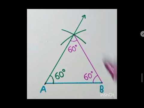 draw equilateral triangle ,math# - YouTube