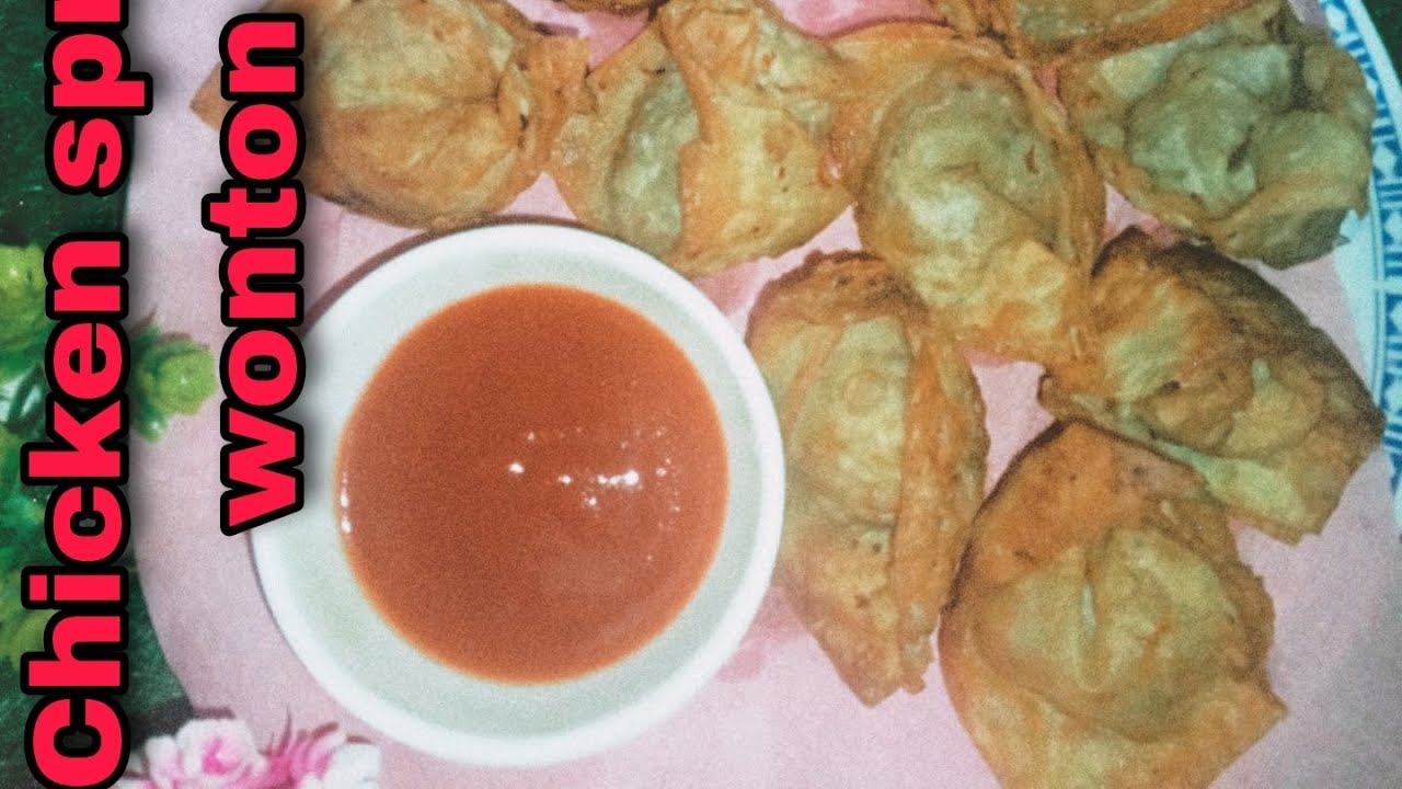 Chicken spring wonton recipe by Pakistani Cuisine ( Ramadan Special ...