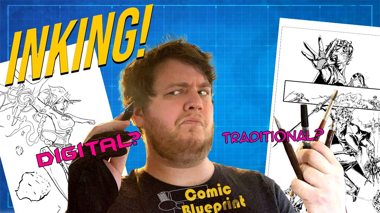 How you should ink your comic | Comic Blueprint - YouTube