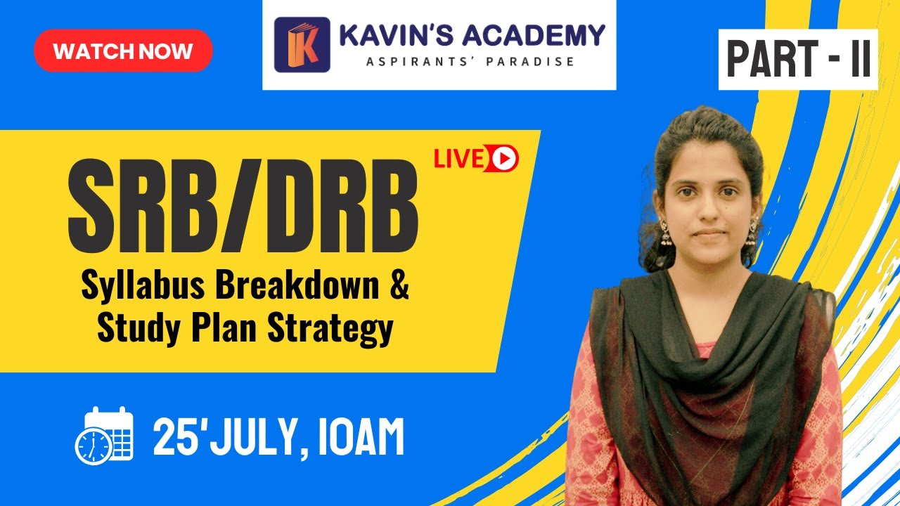Rochdale Batch - SRB/DRB Syllabus Breakdown & Study Plan Strategy Live ...