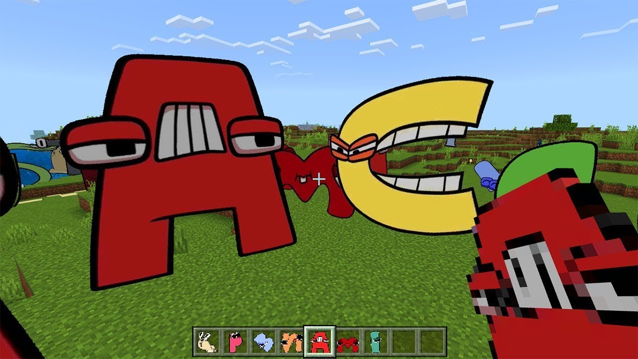 Alphabet Lore ADDON UPDATE in Minecraft PE - YouTube