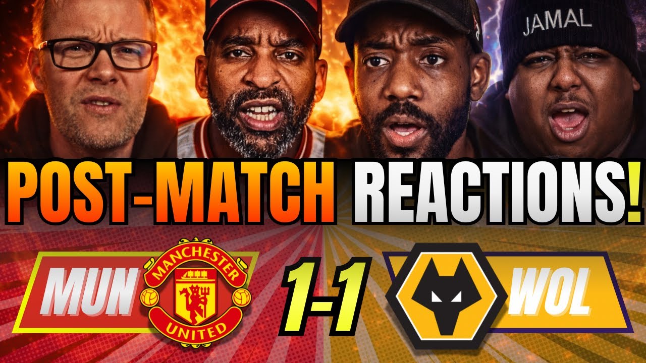 MAN UTD FANS POST-MATCH REACTIONS TO MAN UTD 1-1 WOLVES | PREMIER ...