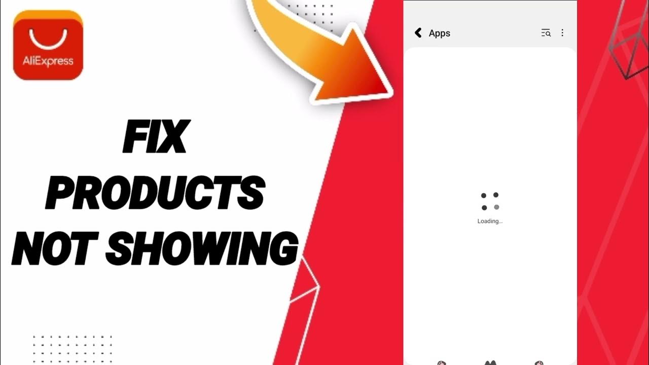 How To Fix Products Not Showing On AliExpress App 2024 - YouTube