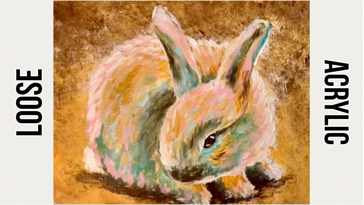 Animal paintings | EASY | how to paint loose | beginner acrylic ...