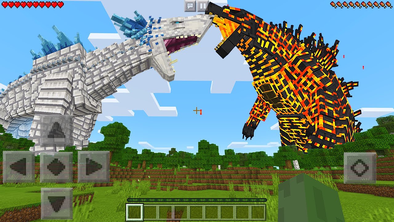I Found SHIMO vs THERMONUCLEAR GODZILLA in Minecraft Pocket Edition ...