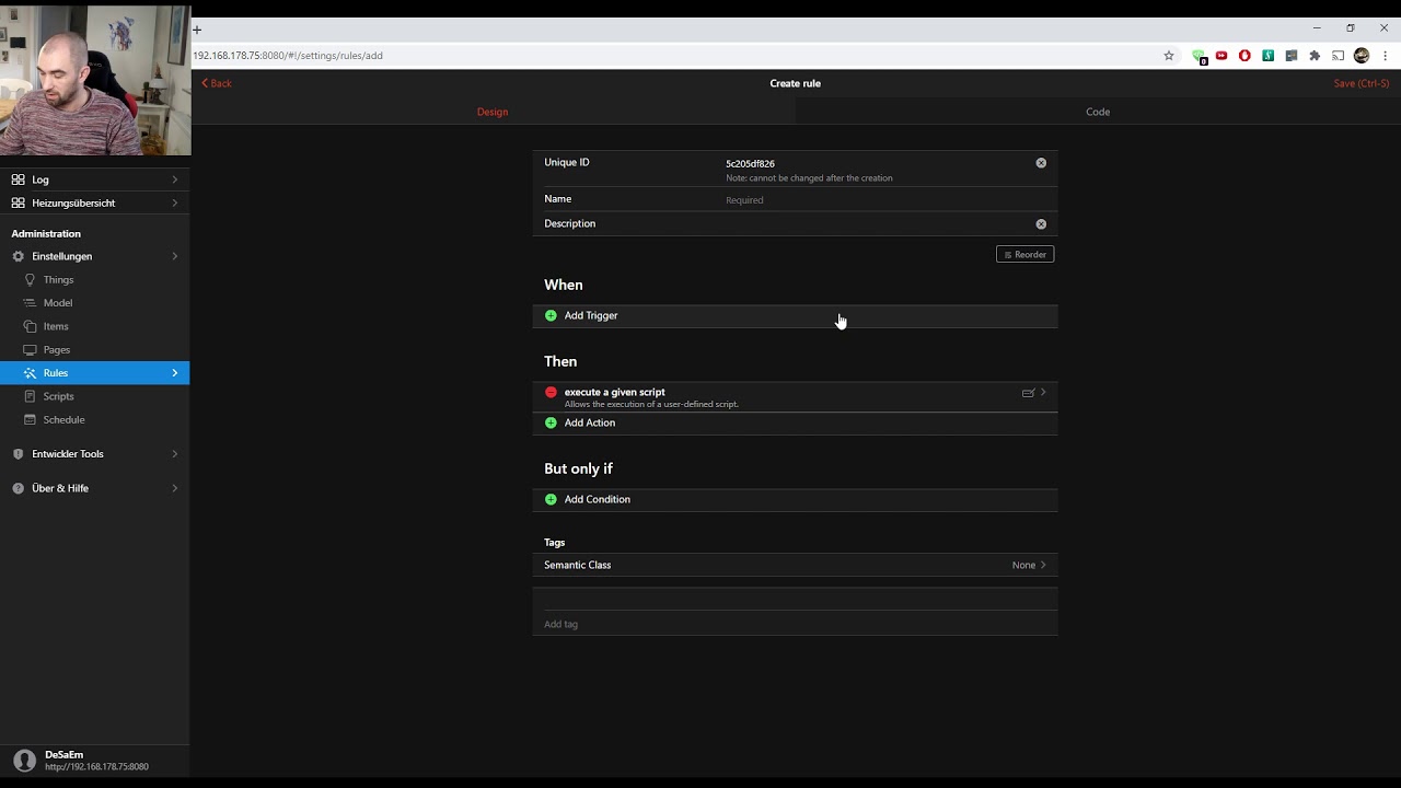 OpenHab 3 Tutorial - OH3 Scripte und Regeln - YouTube