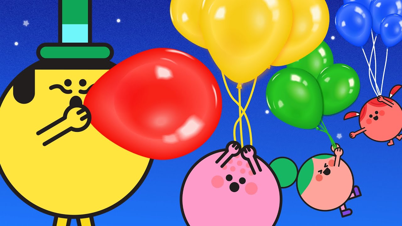 The Balloon Song 🎈 | Learn Colors and Shapes | Red Yellow Green Blue ...