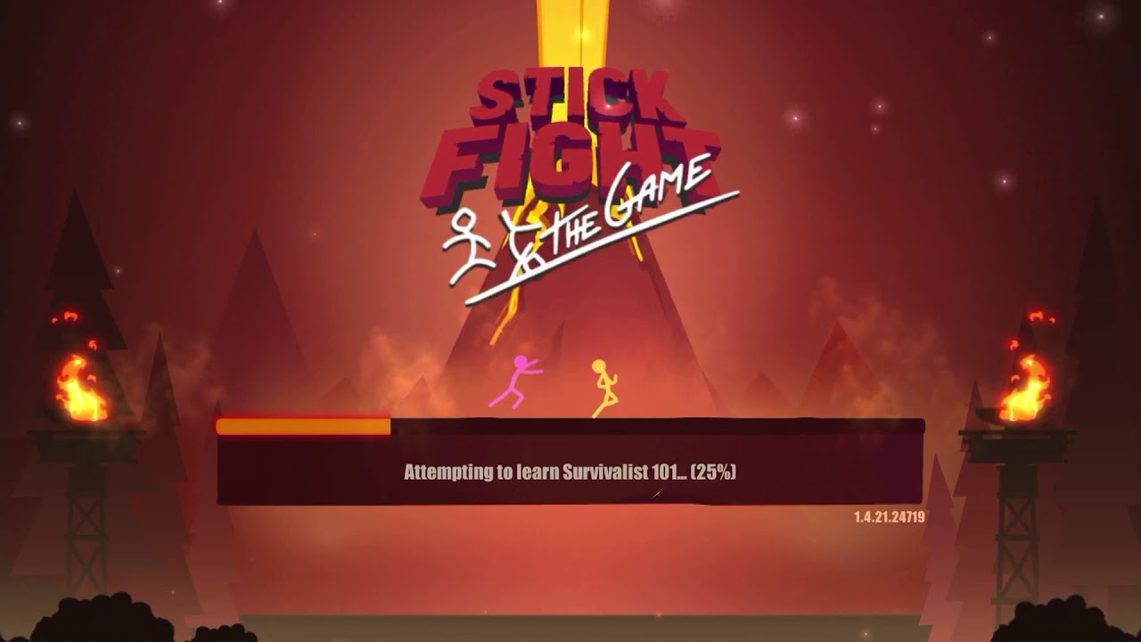 Playing against bosses-stick fight mobile - YouTube