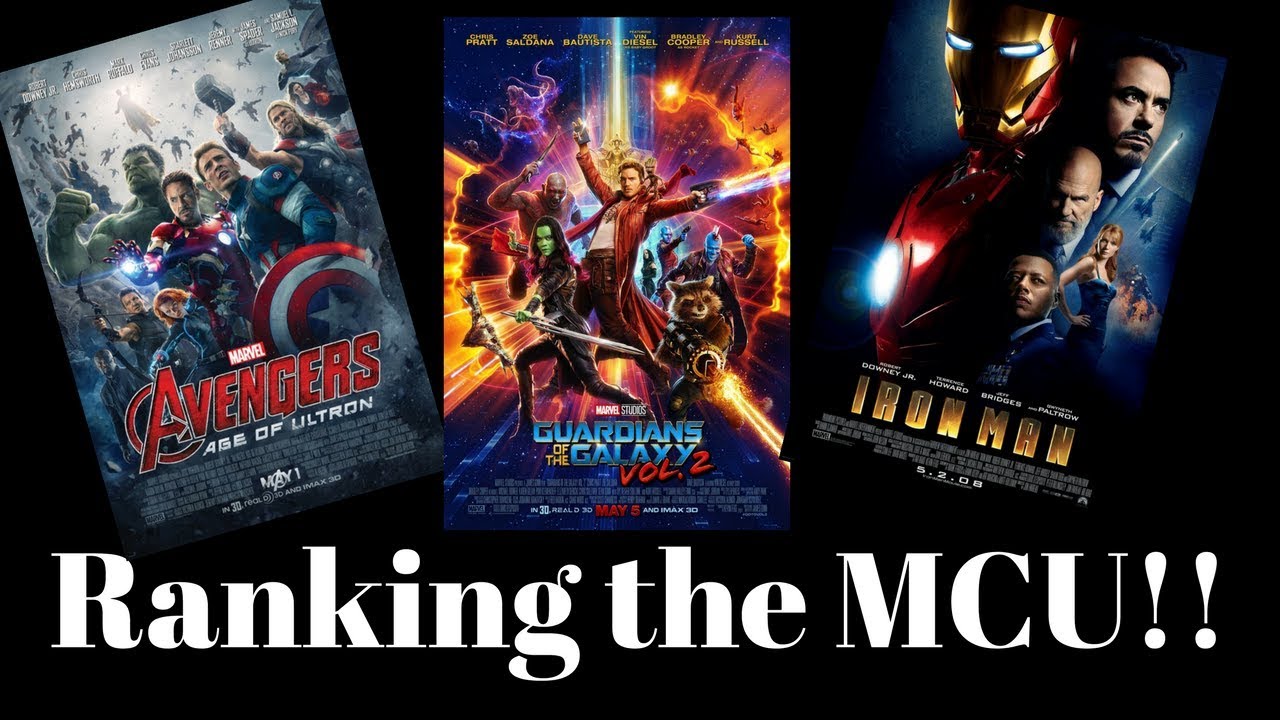 Ranking the Entire MCU (Marvel Cinematic Universe)!!!! - YouTube