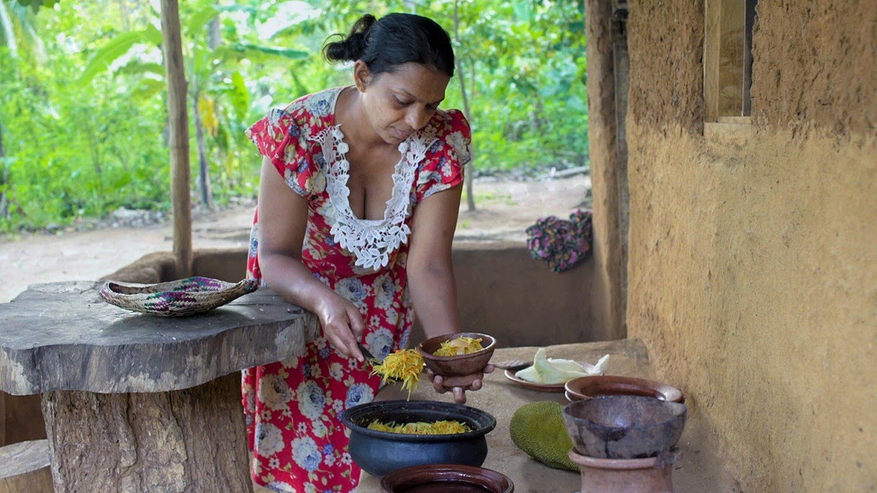Young Jackfruit curry (polos).. village food recipe | mali cooking ...