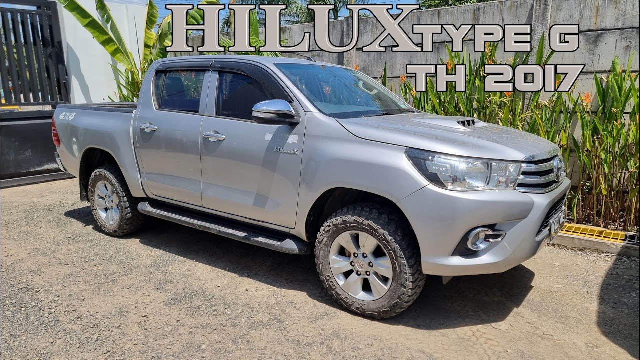 BONGKARAN HILUX TYPE G TH. 2017 - YouTube