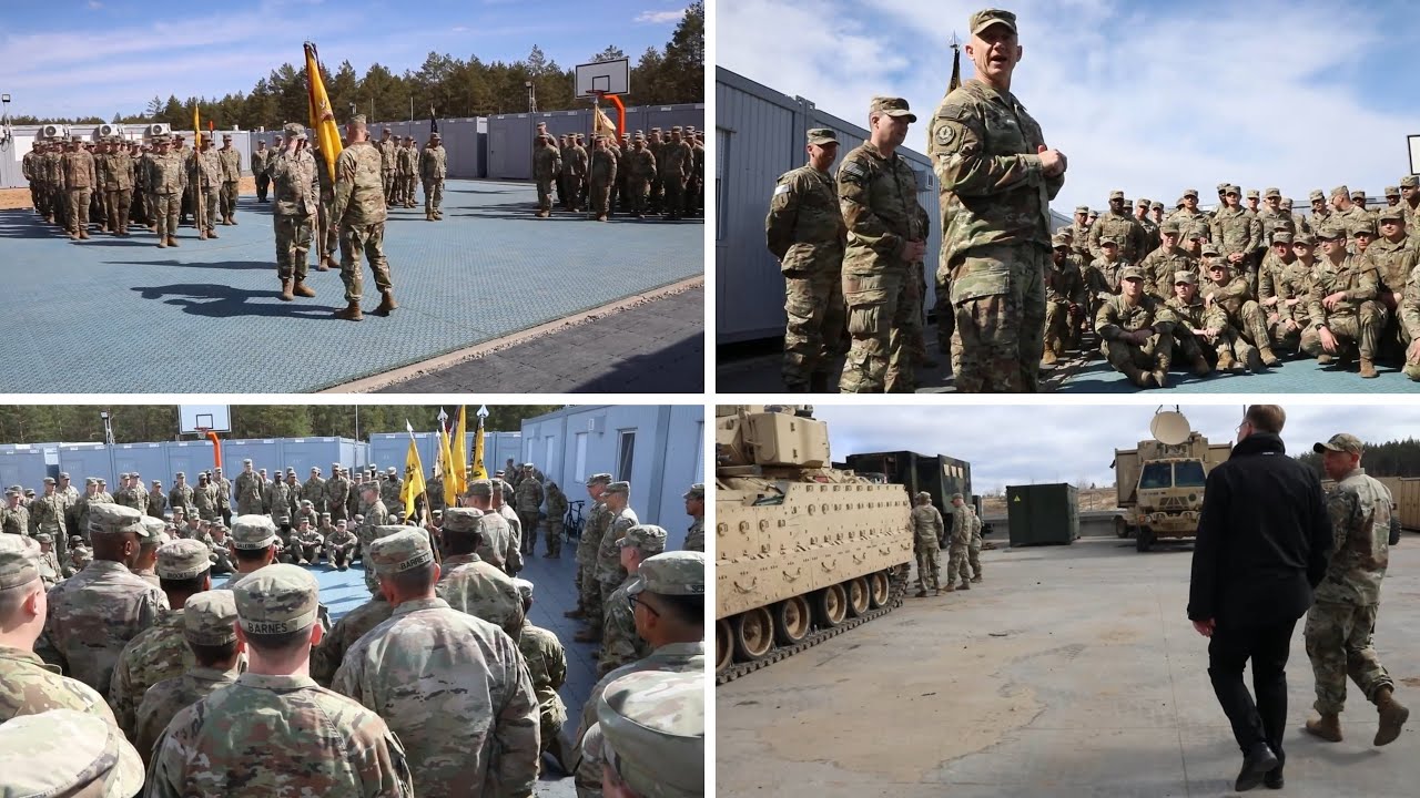 Maj. Gen. Sims and Command Sgt. Maj. Mullinax visits Camp Herkus ...