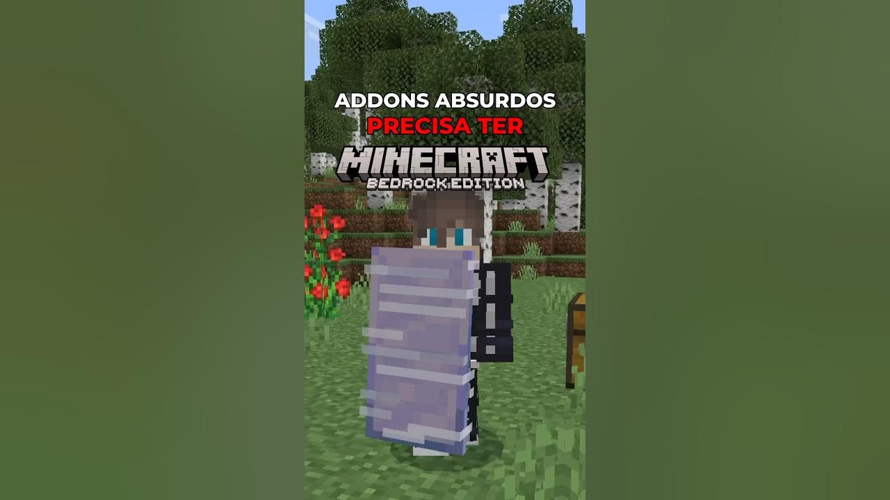 ADDONS ABSURDOS QUE VOCÊ PRECISA TER NO SEU MINECRAFT BEDROCK - YouTube