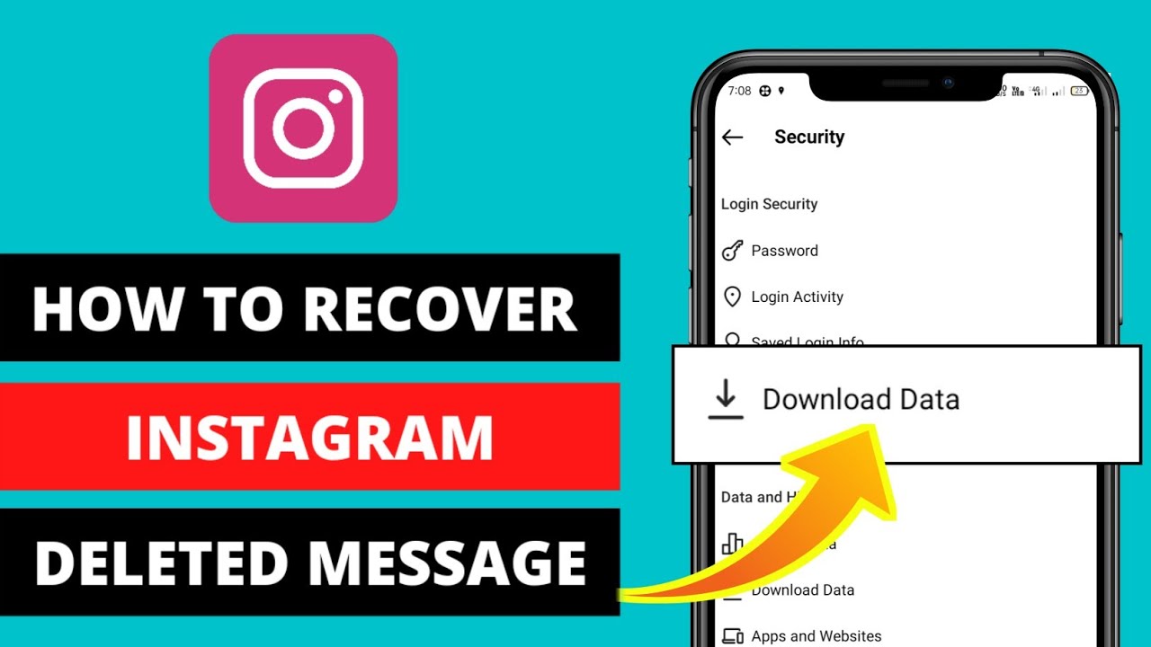 how to recover instagram deleted chat| how to recover deleted message ...