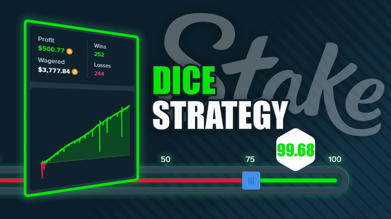 This Stake Dice Strategy PAYS HUGE!!!! #casino #dice - YouTube