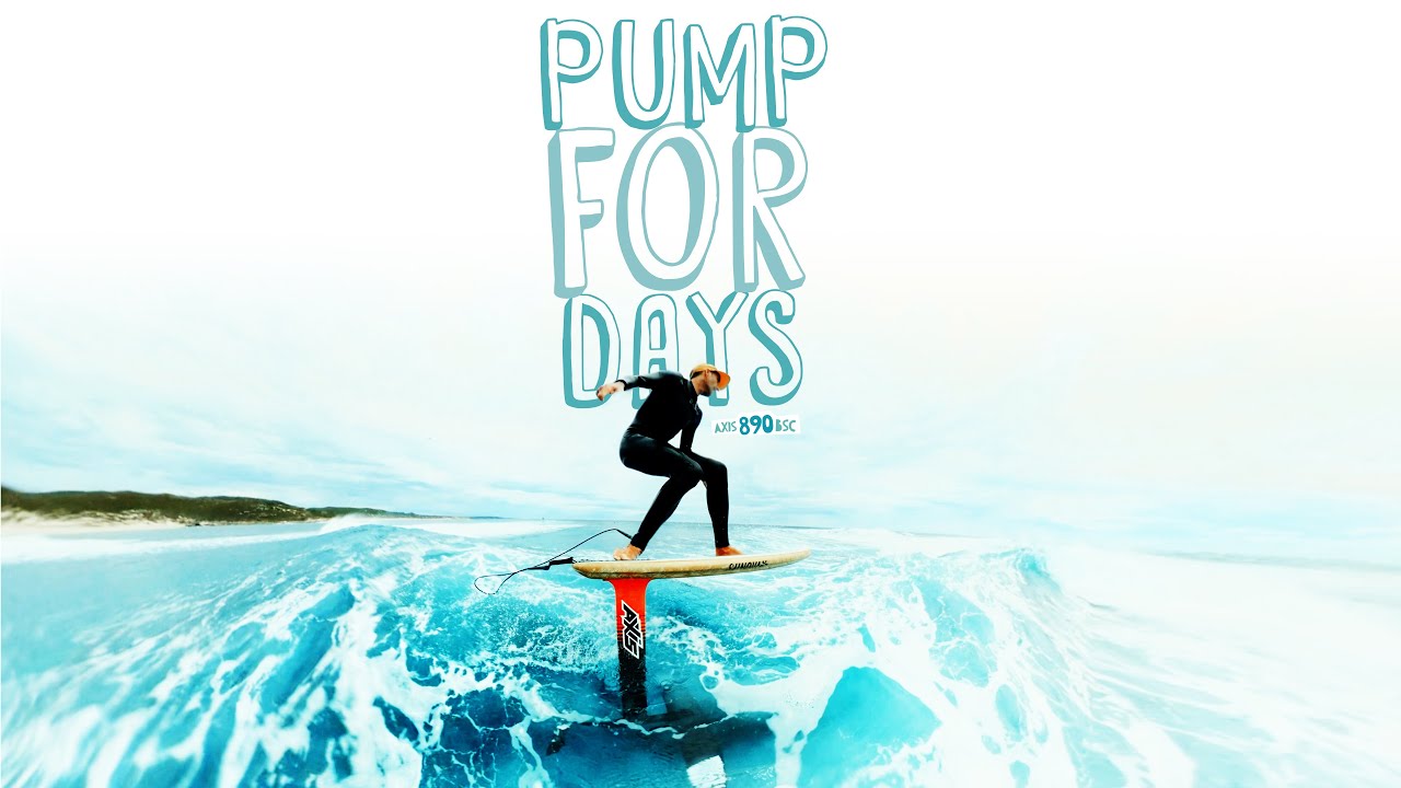 Foil Pumping For Days ⛽️ Axis 890BSC Hydrofoil Surf Session | It’ A ...