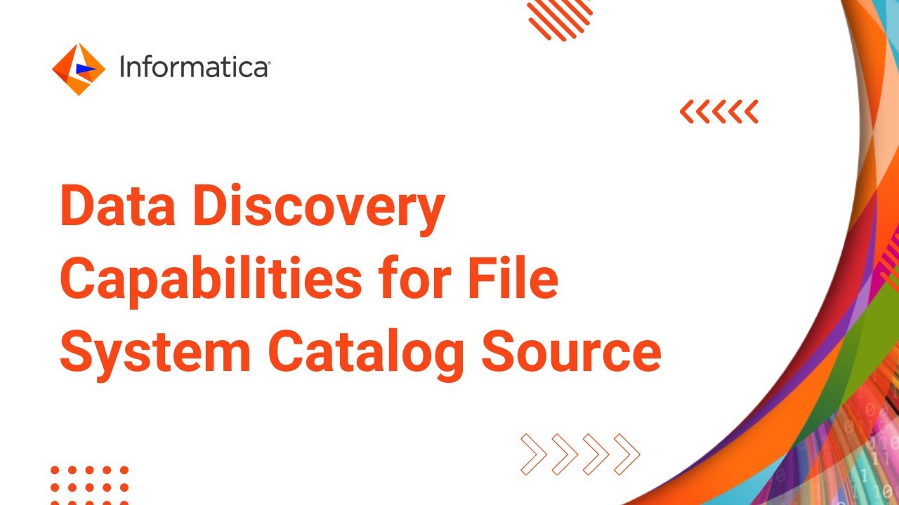 533. Data Discovery Capabilities for File System Catalog Source - YouTube