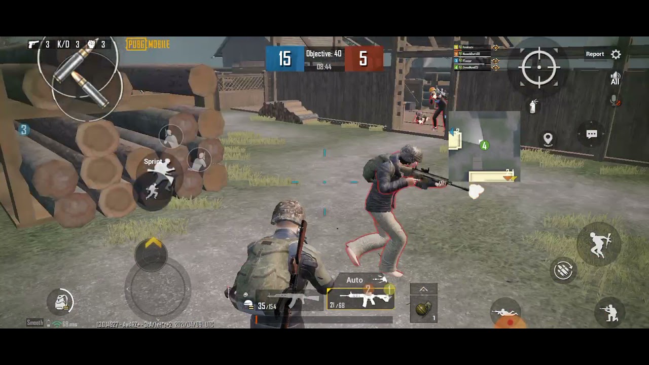 how to kill player in pubg mobile I will show you main apko bande marne ...