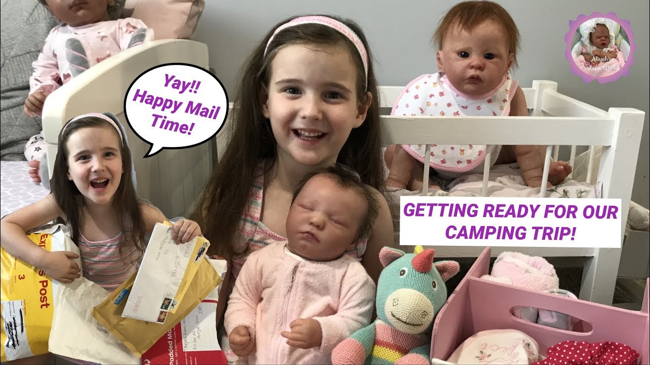 EXCITING HAPPY MAIL! PLUS GETTING OUR REBORN READY TO GO CAMPING! - YouTube