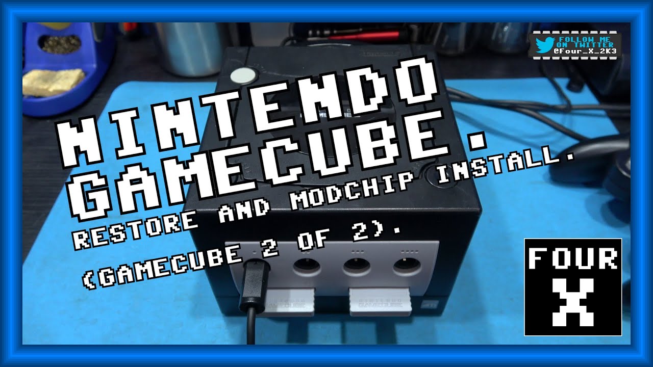 Nintendo GameCube - Restore & ModChip Install (GameCube 2 of 2). - YouTube