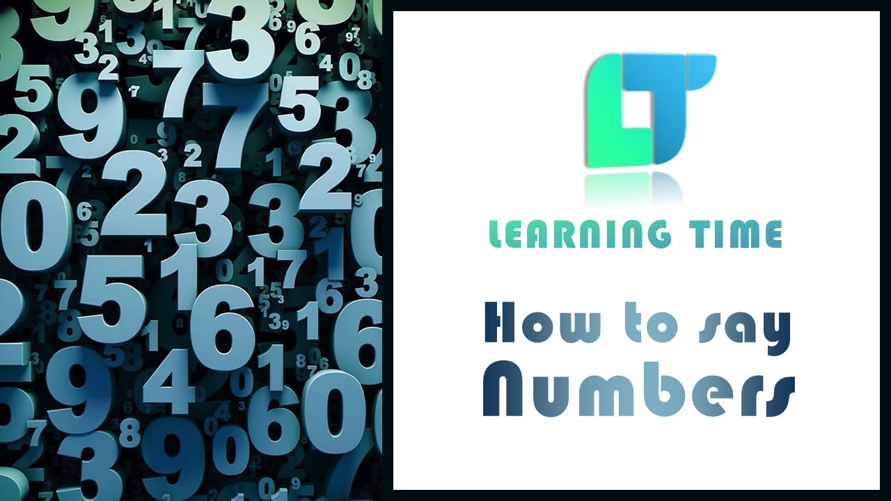 How to say Numbers - YouTube