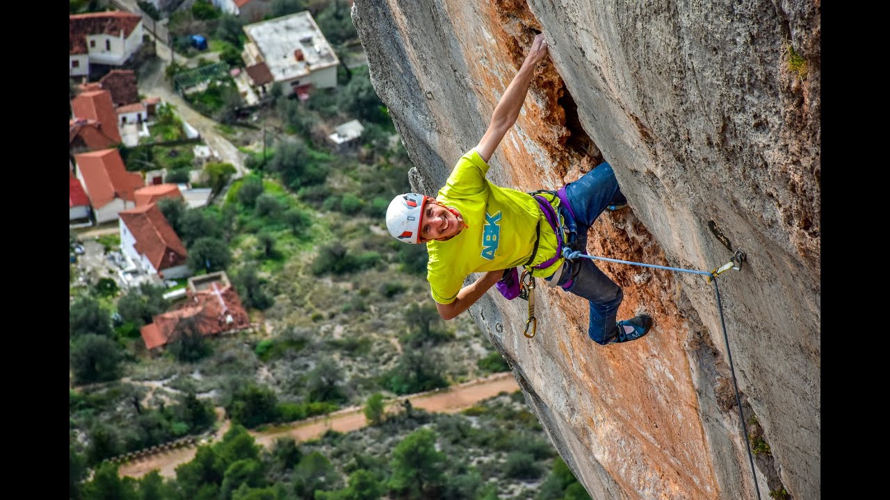 Leonidio climbing trip with a kid, Greece - YouTube