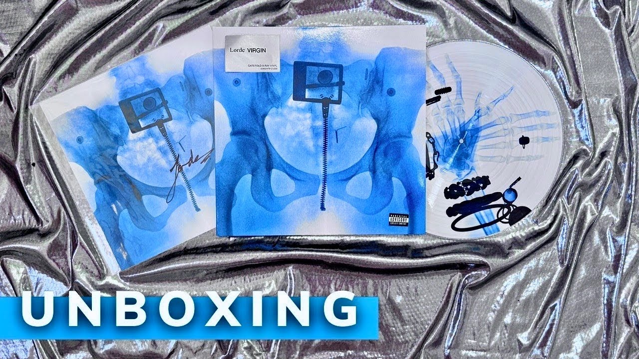 LORDE - Virgin (X-Ray Picture Disc Vinyl) SIGNED + CD Clear | UNBOXING ...