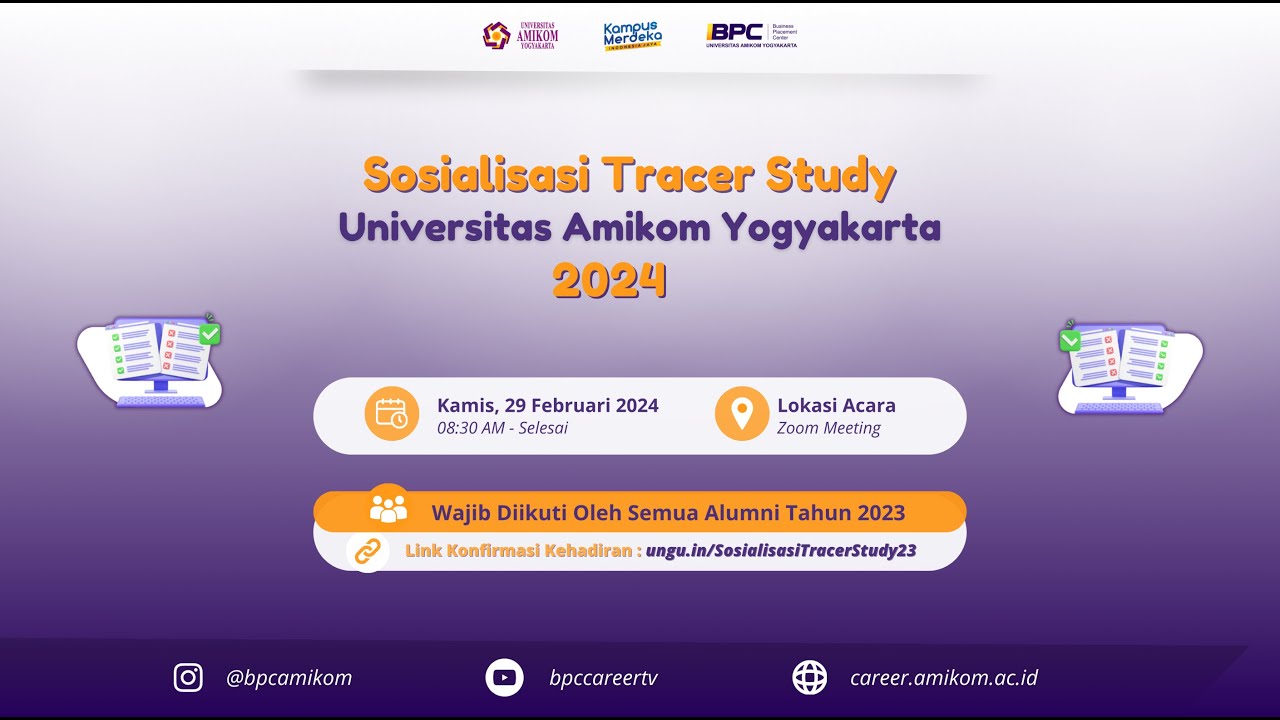 SOSIALISASI TRACER STUDY 2024 - YouTube