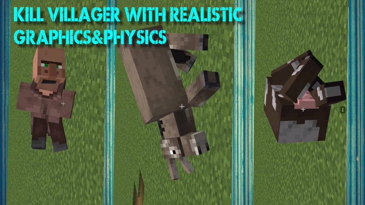 Kill Villager With Realistic Graphic & Physics #physics - YouTube